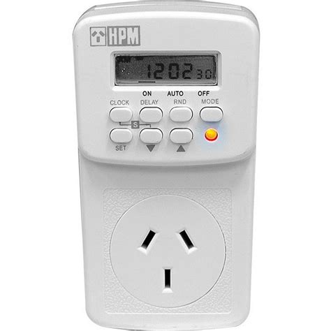 Hpm 24hr 7 Day Digital Power Point Electrical Timer With Battery Back Up Big W