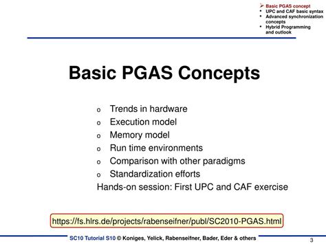 Ppt Introduction To Pgas Upc And Caf And Hybrid For Multicore