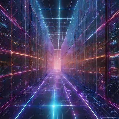 Premium Photo Big Data Concept Digital Data Flow Transferring Of Big