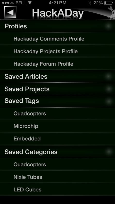 Hackaday App