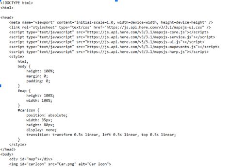 Integración De Navegación Paso A Paso Con Here Routing V8 Y La Api De Here Maps Para Javascript