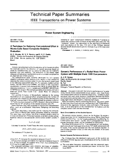 Pdf Dynamic Performance Of A Radial Weak Power System With Multiple