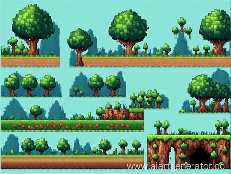 Pixel Art Locations For 2d Pixel Shooter Ai Art Generator