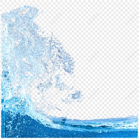 라이트 블루 스플래시 물 표면 스프레이 물 일러스트액체동적 Png 일러스트 무료 다운로드 Lovepik