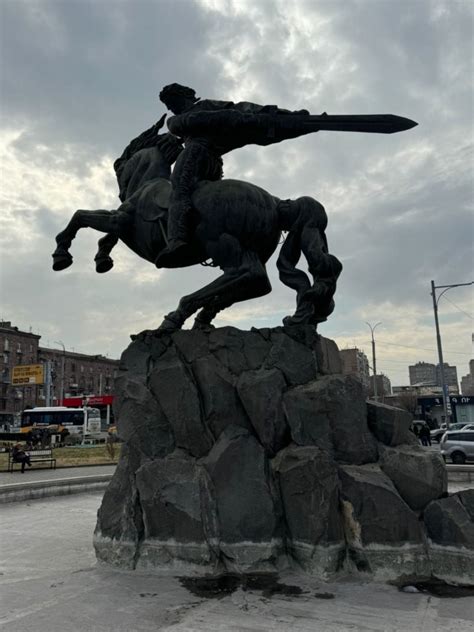 «Սասունցի Դավիթ արձանի վնասված հատվածը ամրացվել է Պատմամշակութային արգելոց թանգարանների և