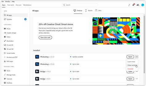 just updated to 22 4 on my win pc and photoshop ke adobe support