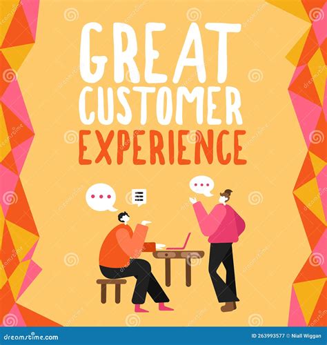 Conceptual Display Great Customer Experience Business Concept