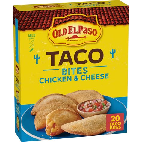 Old El Paso™ Chicken And Cheese Taco Bites Frozen Snacks 20 Ct 065