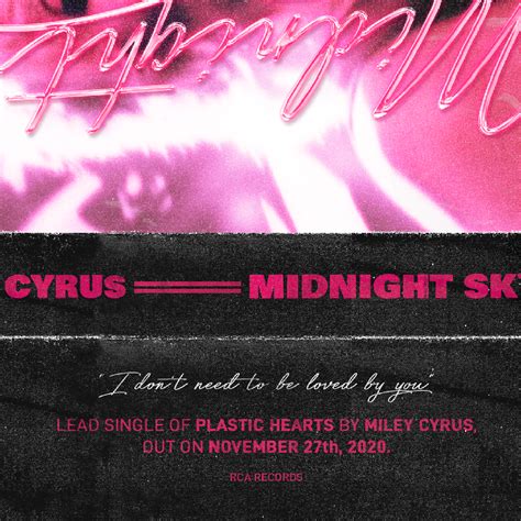 Midnight Sky Miley Cyrus Cassette Tape Poster On Behance