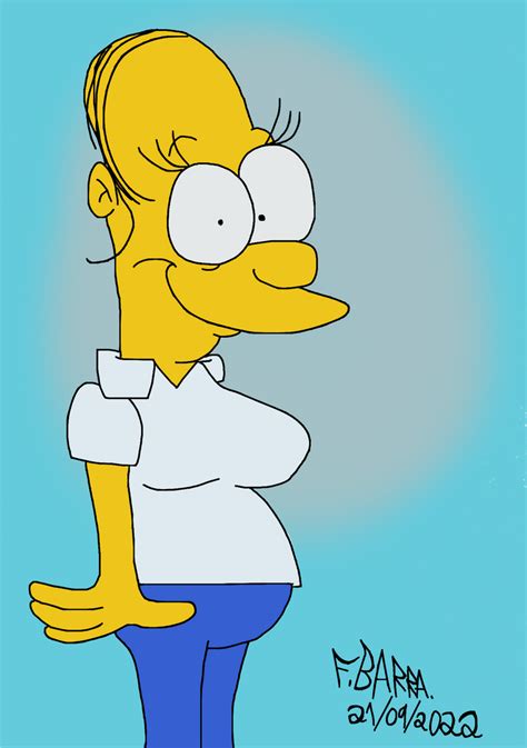 Genderbend Homer Simpson By Franbarra On Deviantart