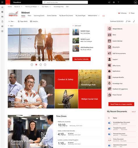 Au A Savvy Sharepoint Intranet Solution That Has Seen