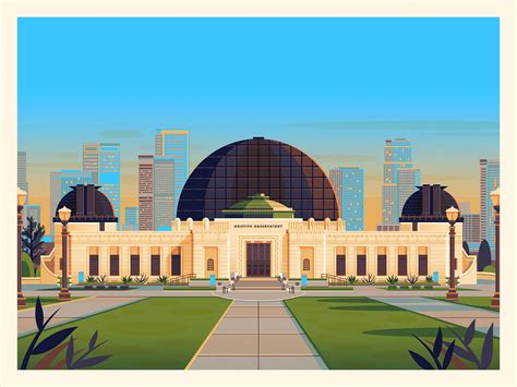My Latest Tribute To The Griffith Observatory My Favourite Building In All Of Los Angeles
