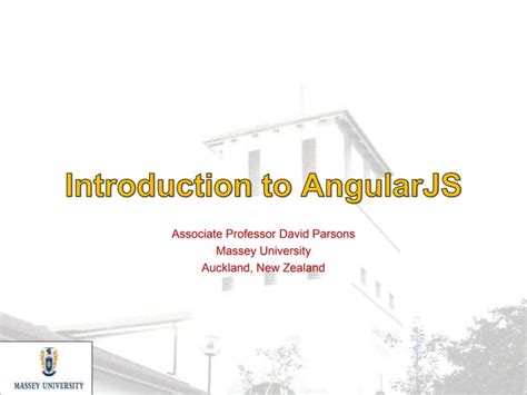 Introduction To Angularjs Pptx Web Development Internet