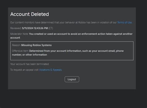 hello my account was terminated because of shared information we only