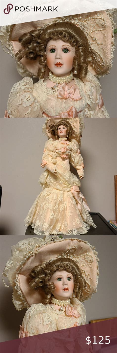 Maryse Nicole Franklin Mint Le Marguerite Peach Dress Franklin Mint