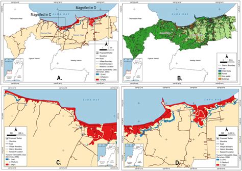 The Vulnerable Coastal Area Based On Tsunami Inundation Modeling With Download Scientific