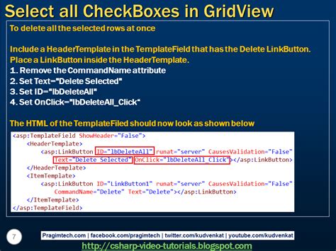 Sql Server Net And C Video Tutorial Javascript To Select All