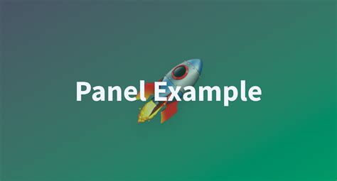 Panel Example A Hugging Face Space By Chiksnacrix Panel Example A Hugging Face Space By Chiksnacrix