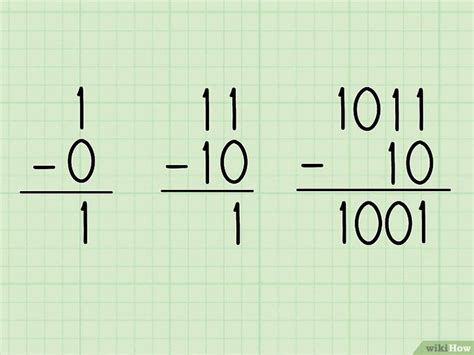 How To Subtract Two Binary Numbers