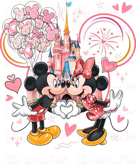 Valentines Day Mickey Mouse Minnie Mouse Etsy