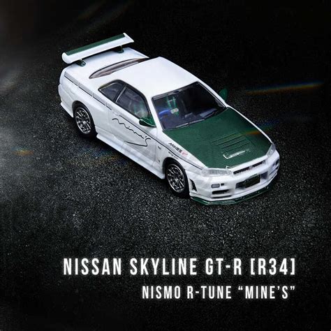 Inno 164 Nissan Skyline Gt R R34 Nismo R Tune Mines With Green
