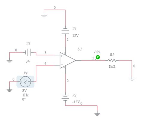 Comparator Multisim Live