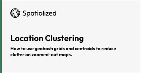 Location Clustering The Elasticsearch Handbook Spatialized