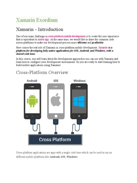 Xamarin Exordium Q A Pdf Xamarin Mobile App