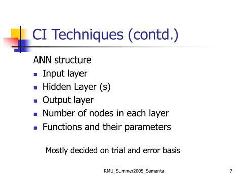 Ppt Applications Of Computational Intelligence Techniques In