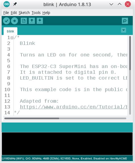 Esp32 Board Manager Install And Blink Example For Arduino