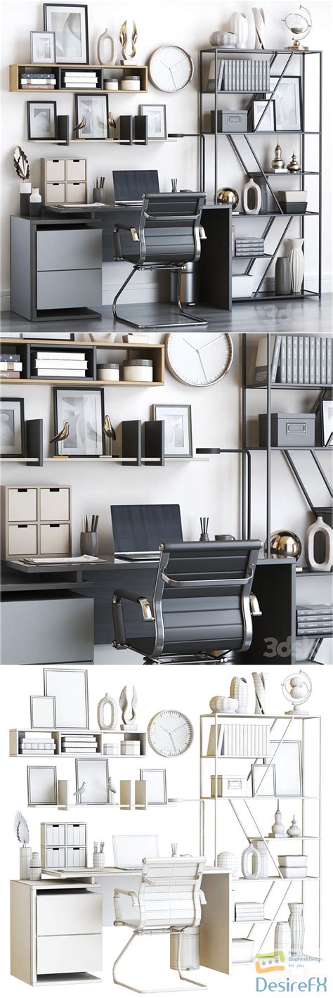 Download Workplace Hoff 3d Model Desirefxcom