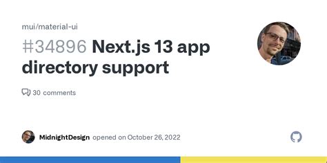 Next Js 13 Compatibility App Directory Server Components · Issue 34896 · Mui Material Ui · Github