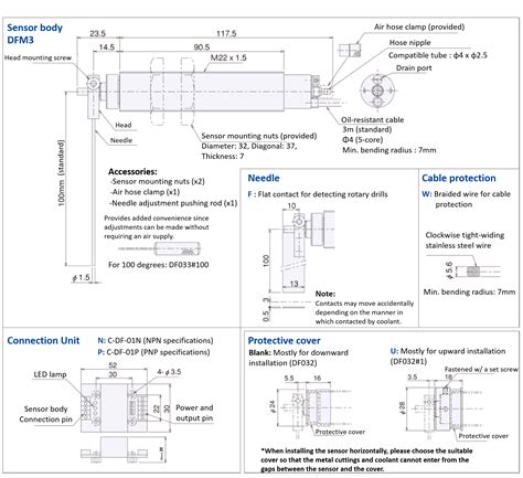 Drill Bit Breakage Detection Sensor DFM Series Ultra Precision Position Switches Metrol