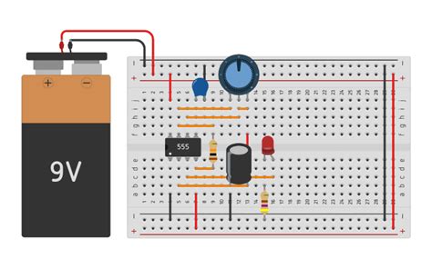 Circuit Design Ci 555 Tinkercad