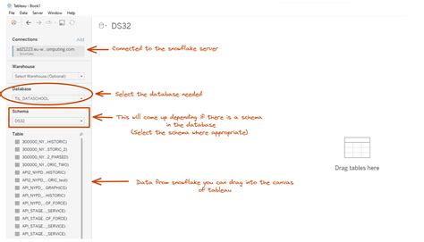 Snowflake Connecting The Snowflake Server To Tableau The Data School