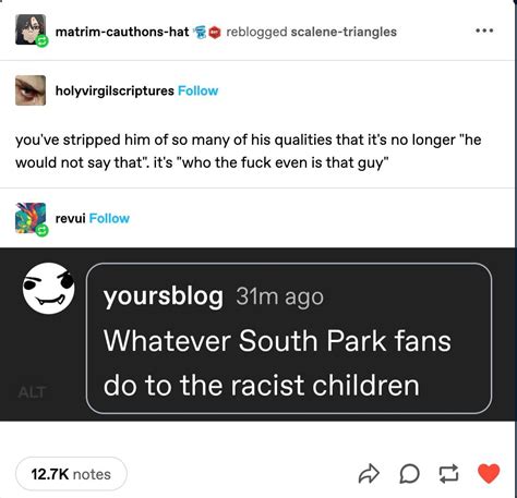 Inside You Are Two South Park Fans One Teenage Girl Who Makes Ocs And