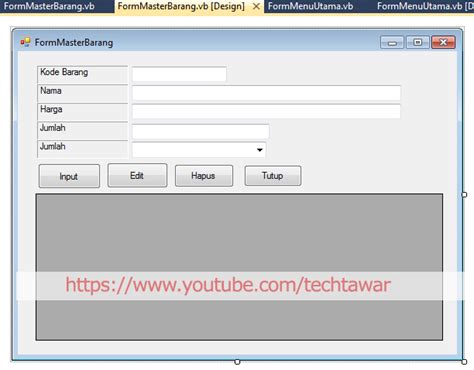 Membuat Aplikasi Penjualan Vb Net Database Mysql Part 4 Jnm