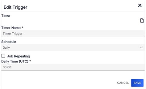 The Timer Trigger Knowledge Base Article Threatconnect