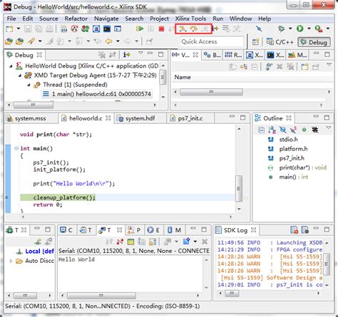 Xilinx SDK下载与调试教程 CSDN博客