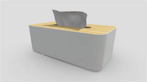 Tissue Box 3 Model Turbosquid 2175210