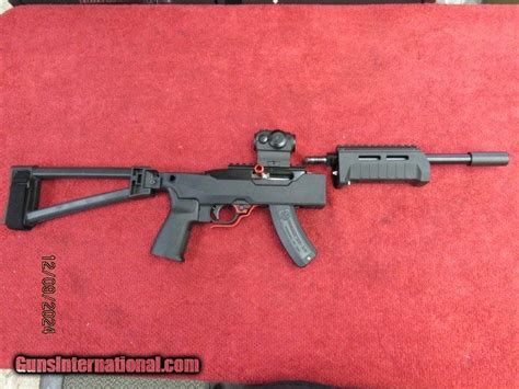 Custom Ruger Charger 22lr Take Down With Binary Trigger And Brace