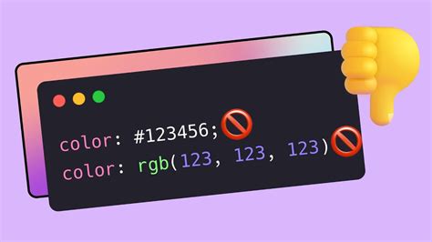 Stop Using Css Hex Values Use This Instead Youtube