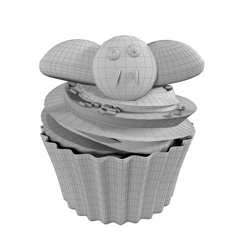 할로윈 컵 케이크 세트 3d 모델 20 Fbx Max Obj Unknown Free3d