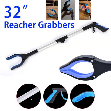 Industrial Grabber Tool Heavy Duty Pick Up Stick Hand Grip Reach Trash