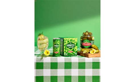 Claussen Pickles Spritz Society Team Up For Pickle Flavored Sparkling