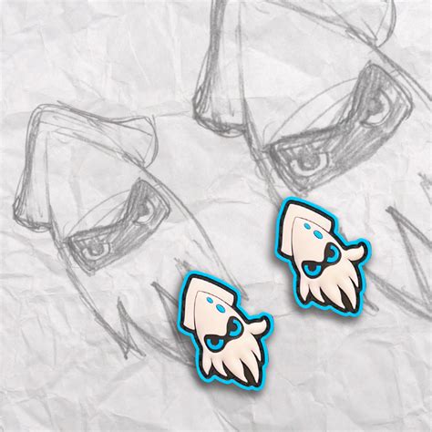 Mini Glow Squids Pvc Patch Set Grumpy Pencil