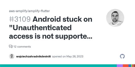 Android Stuck On Unauthenticated Access Is Not Supported For This Identity Pool And Trying To