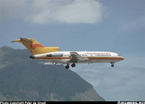 Boeing 727 Of Air Vietnam In Flight Over Saigon