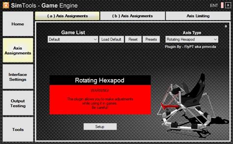 rotating hexapod plugin beta