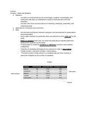 Chapter 1 Introduction To Data And Statistics For Business And Course Hero
